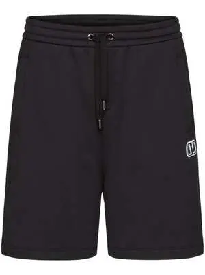 Valentino Garavani Vlogo Signature Cotton Bermuda Shorts