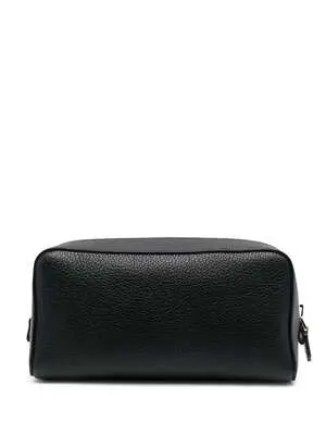 TOM FORD Grained-leather Logo-stamp Wash Bag