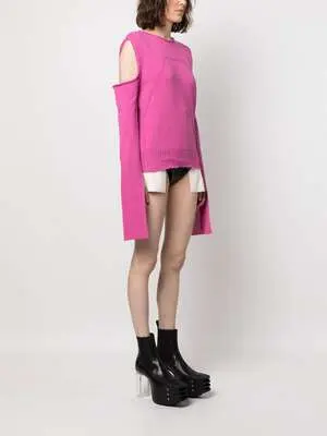 Rick Owens Cape-sleeve Cut-out Jumper