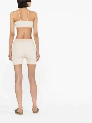 Jacquemus Le Short Pralu Knit Shorts - Neutrals
