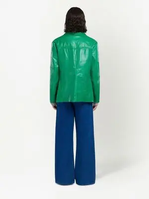 Marni Double-breasted Leather Jacket