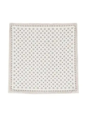 Brunello Cucinelli Silk Graphic-print Scarf