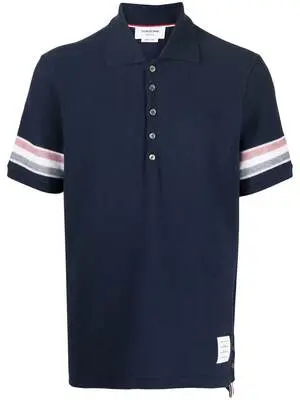 Thom Browne Chest Logo-patch Polo Shirt