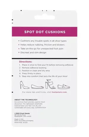 FOOT PETALS Spot Dot Cushions - Black Iris