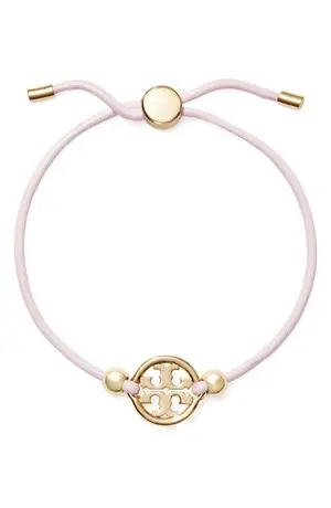 Tory Burch Icon Slider Bracelet - Tory Gold / Pink