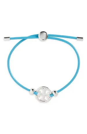 Tory Burch Icon Slider Bracelet Tory Silver / Blue
