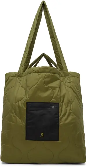 R13 R13 Khaki Oversized Tote - Olive