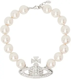 VIVIENNE WESTWOOD Vivienne Westwood Beige Pearl Neysa Choker - P226