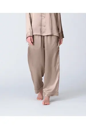 FOO TOKYO Silk Pajama -beige - Pink