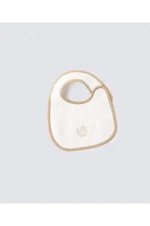 FOO TOKYO Organic Cotton Baby Bib - White