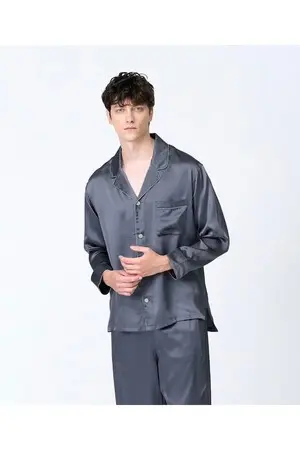 FOO TOKYO Silk Pajamas Gray