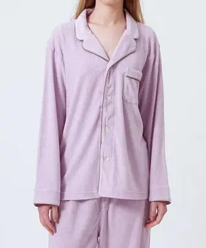 FOO TOKYO Cotton Pajamas Lavender - Gold