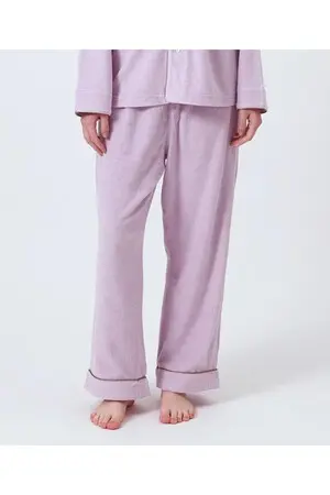 FOO TOKYO Cotton Pajamas Lavender - Gold