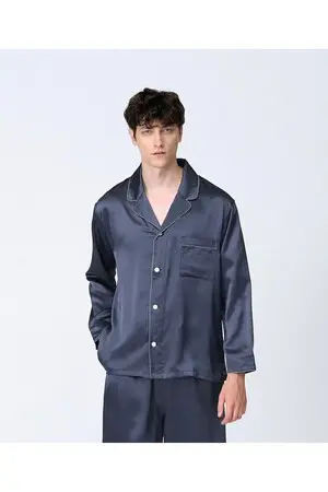 FOO TOKYO Silk Pajama Elegant - Navy