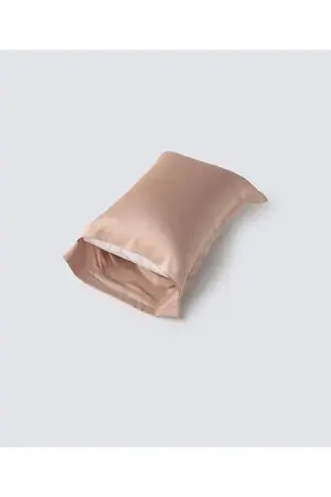 FOO TOKYO Silk Pillow Case Beige - Pink