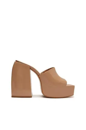 Schutz Schutz Aretha Patent Sandals - Natural