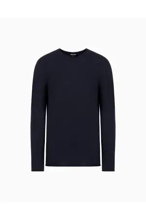 GIORGIO ARMANI Giorgio Armani Icon Cashmere Interlock Crew-Neck Jumper