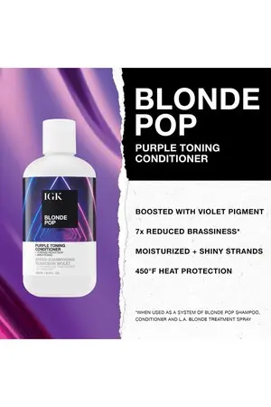 IGK Blonde Pop Toning Conditioner