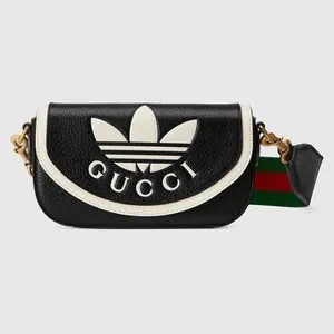 Gucci Adidas X Mini Bag Leather - Black | Editorialist display picture 1