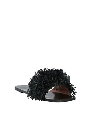 ATP ATELIER Leather Sandals With Fringes