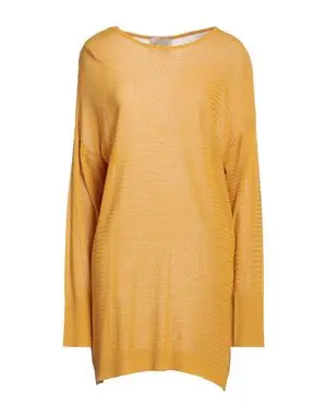 N.O.W. ANDREA ROSATI CASHMERE Marigold Sweater - Yellow