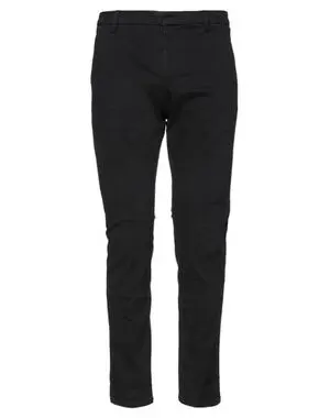 DONDUP Pants Size Cotton, Elastane - Black