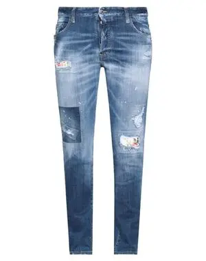 Dsquared2 Cotton Elastane Cellulose Jeans - Blue