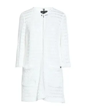 T-JACKET BY TONELLO Knitted Cardigan - White