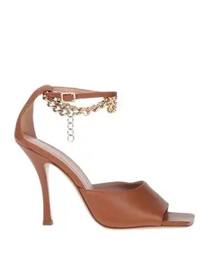 ILIO SMERALDO Soft Leather Sandals - Brown