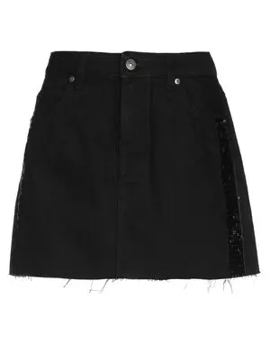 GAËLLE PARIS Flared Denim Skirt