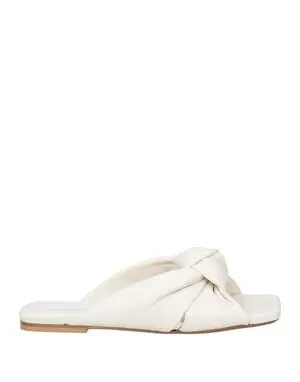 BALDININI Leather Sandals - White