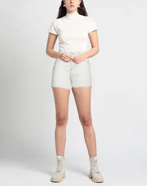 FAMILY FIRST Denim Shorts Size Cotton, Elastane
