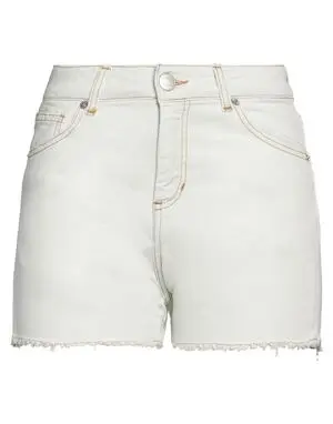 FAMILY FIRST Denim Shorts Size Cotton, Elastane