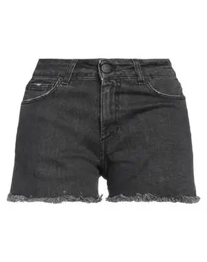 FAMILY FIRST Denim Shorts Size Cotton, Elastane