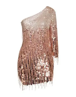 Elisabetta Franchi Sequin Embellished Mini Dress - Orange