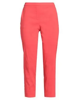 Theory Tapered Cropped Pants Red