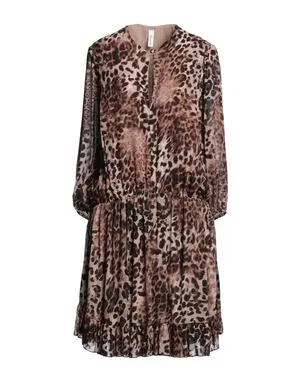 SOUVENIR Leopard-print Midi Dress