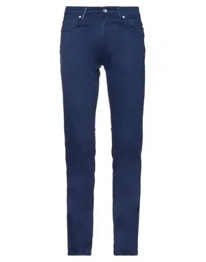 RE HASH Re_hash Man Pants Grey Size 35 Cotton, Elastane Blue