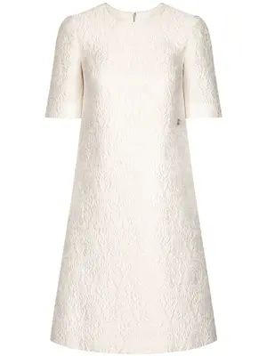 Dolce & Gabbana Floral-jacquard Midi Dress