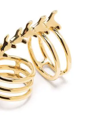 SHAUN LEANE Serpent Trace Long Finger Ring