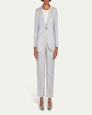 Giorgio Armani Abstract Jacquard Blazer