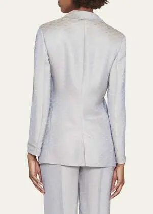 Giorgio Armani Abstract Jacquard Blazer