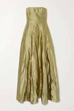 Ralph Lauren Briar Strapless Metallic Organza Gown