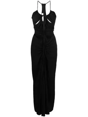 Christopher Esber Cut-out Ruched Midi Dress