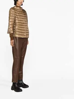 Herno Elsa Quilted Puffer Jacket - Brown