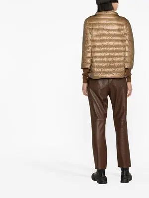 Herno Elsa Quilted Puffer Jacket - Brown