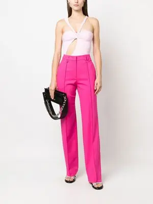 Blumarine Knot-detail Sleeveless Bodysuit