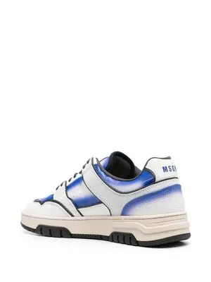 MSGM Calf Leather Sneakers