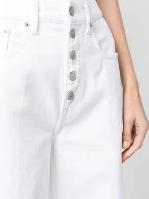 Polo Ralph Lauren Cropped Wide-leg Jeans - White