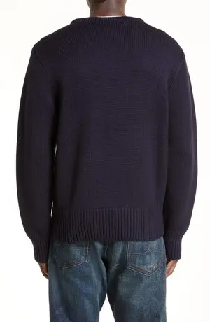 Double Rl Wool Crewneck Sweater